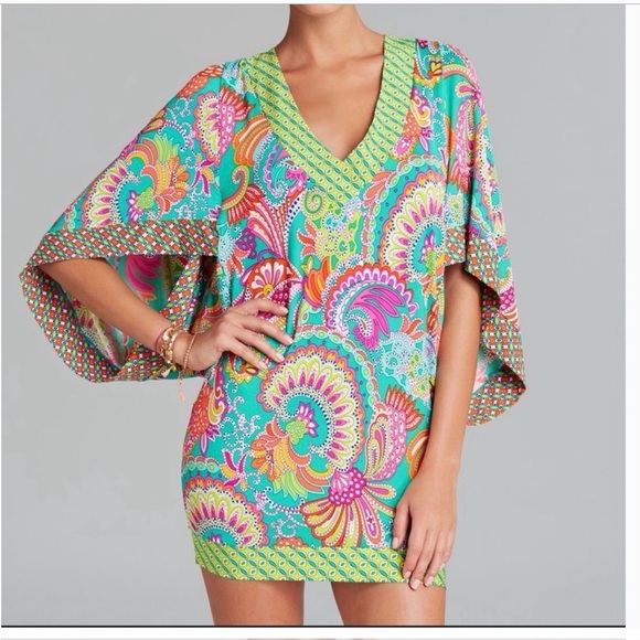 Trina Turk | Swim | Trina Turk Festival Folkloric Tunic Paisley Print ...